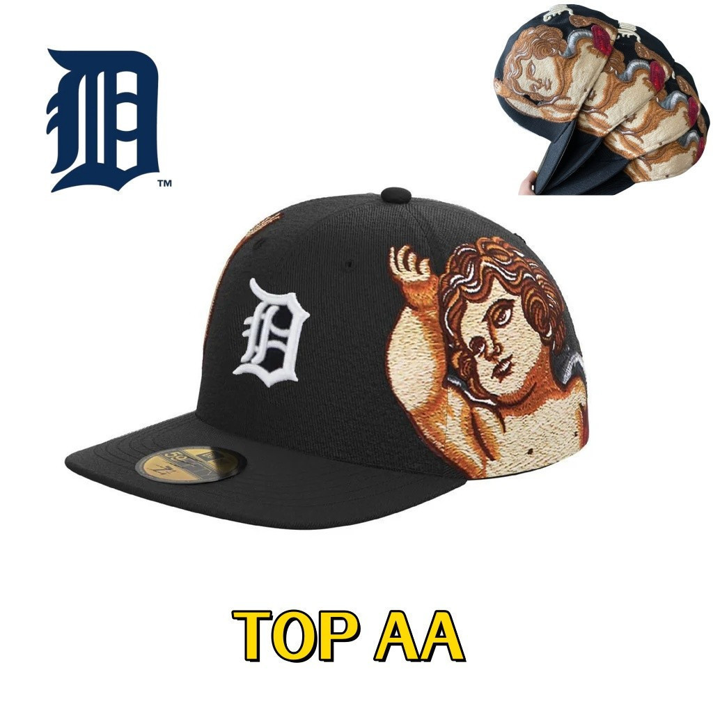 New ERA Jon Stan x Detroit Tigers Baseball Cap Embroidered Letter Logo ...
