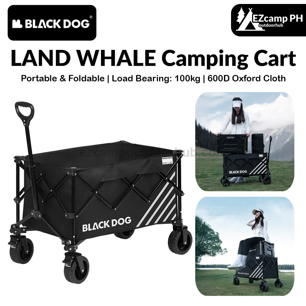 BLACKDOG LAND WHALE Camping Cart Multipurpose Hand Pull All Terrain ...