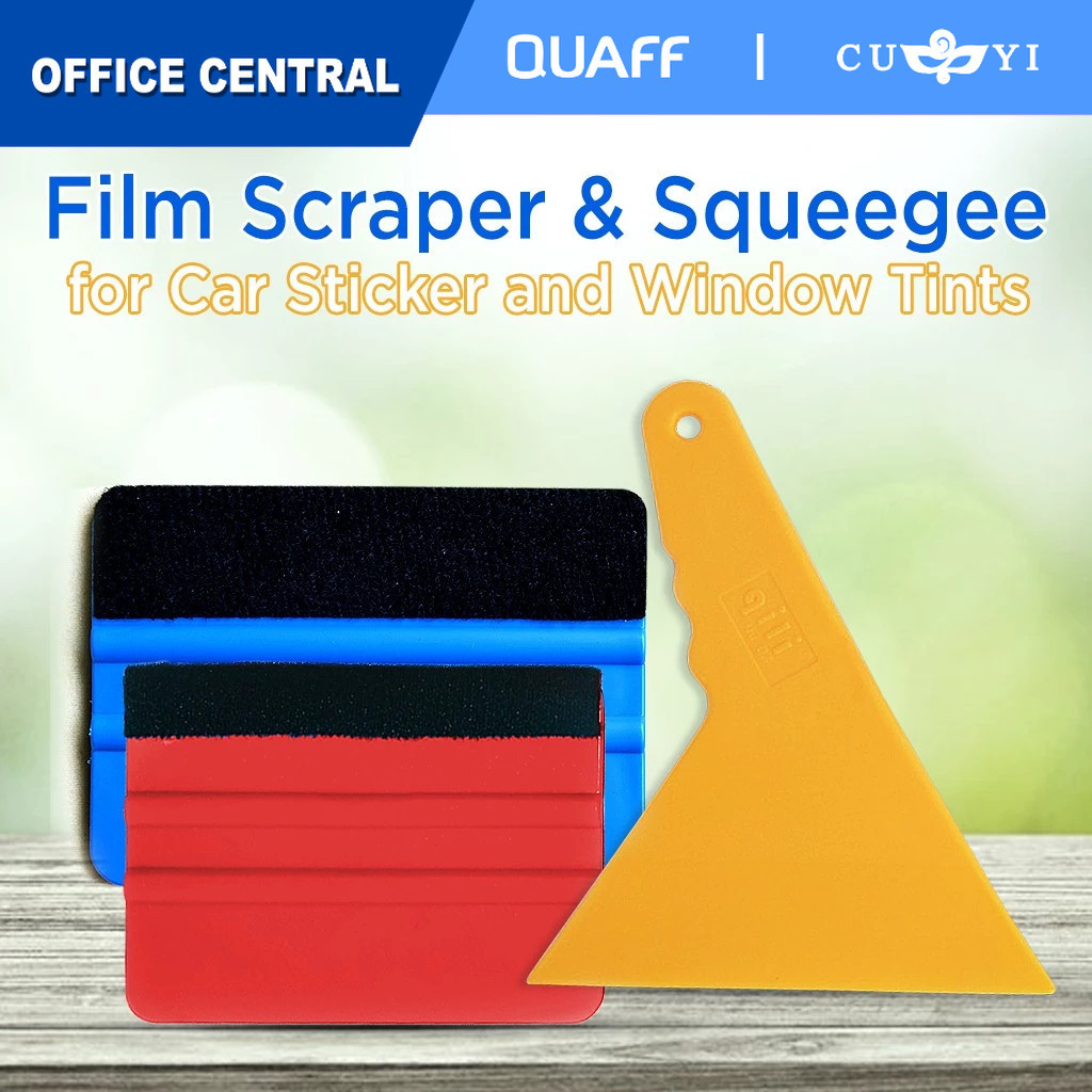 Squeegee And Triangular Film Scraper For Car Sticker Decals Application ...