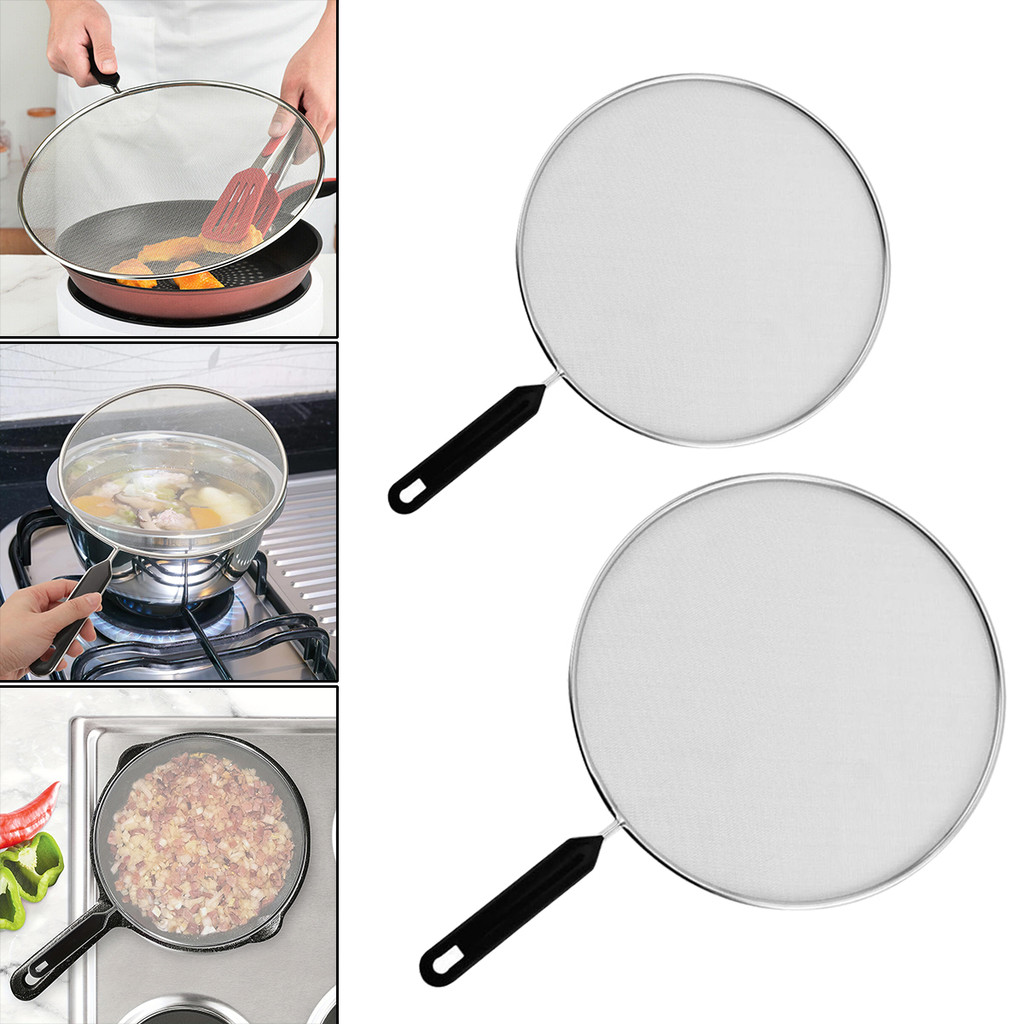 1 Set Grease Splatter Screen Guards Mesh Anti Splatter Guard Net Splash ...