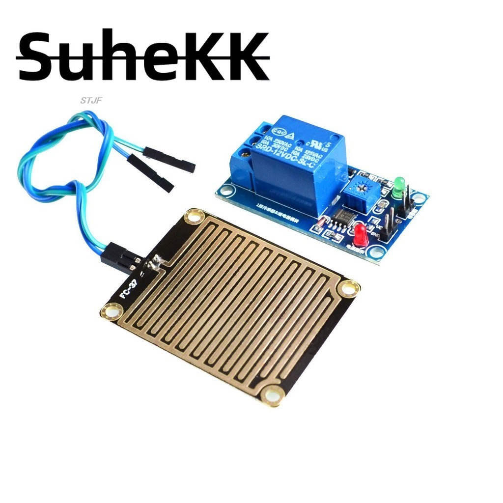 12V Snow Raindrops Detection Sensor Module Rain Weather Module Humidity For Arduino Relay ...