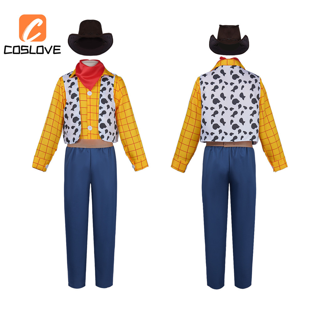 Anime Movie Toy Story Woody Cosplay Clothing Full Set Costume Suit For ...