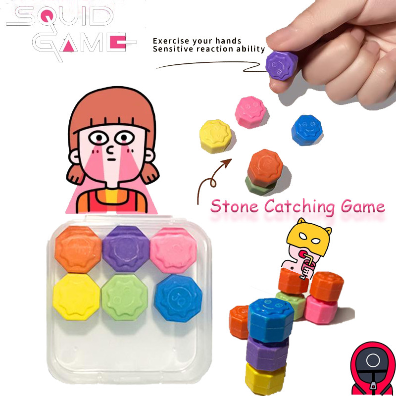 Gonggi Stones Catch Folk Stones Traditional Korean Stone Game Play ...