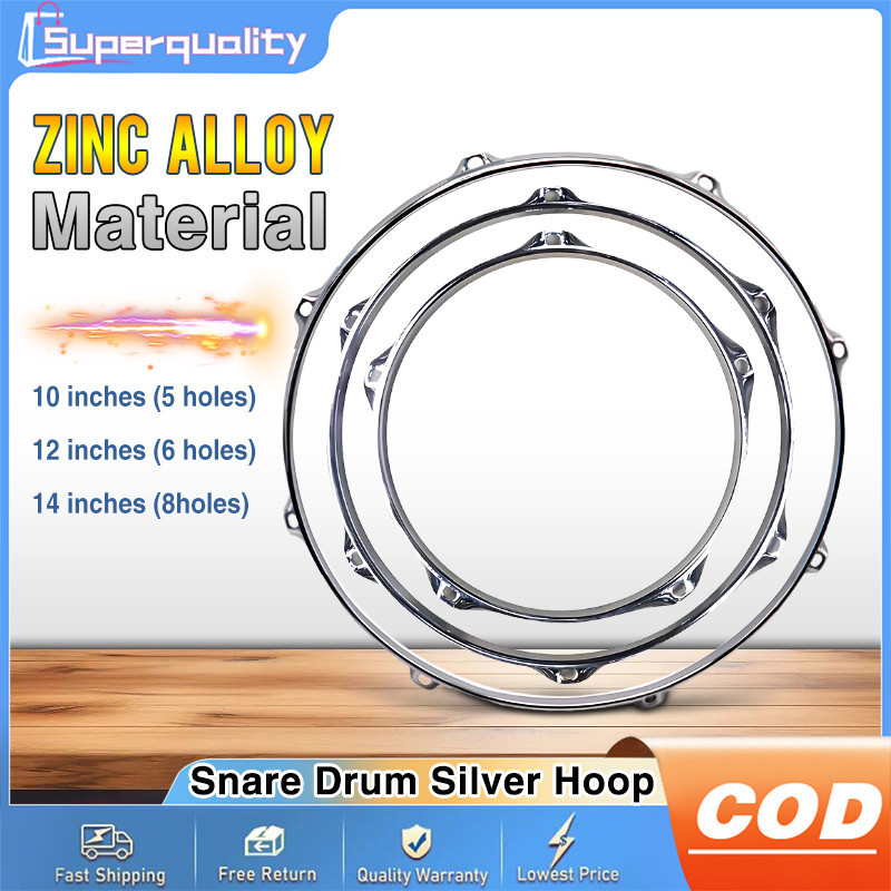 Snare Drum Hoop For 10/12/14 Inch Snare Drum Percussion Instrument ...