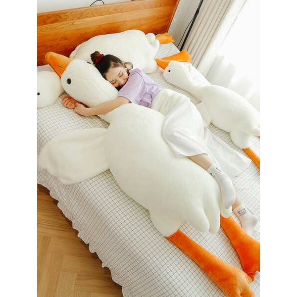 plushie cat plushie plushie stuffed toy Big white goose pillow, plush ...