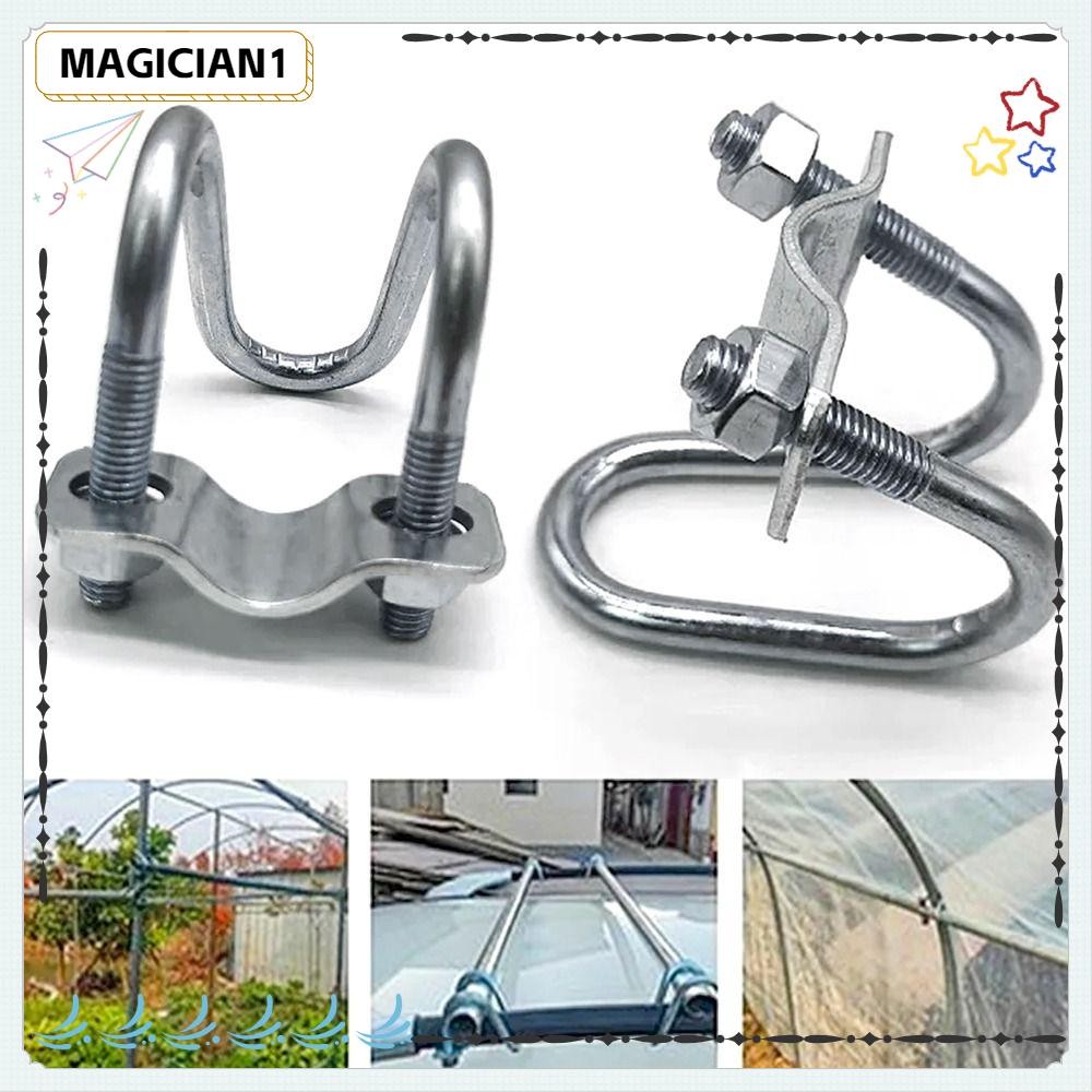 MAGICIAN1 1Pcs U Bolt, Cross Clamp Double U-Cross Hose Clamp ...
