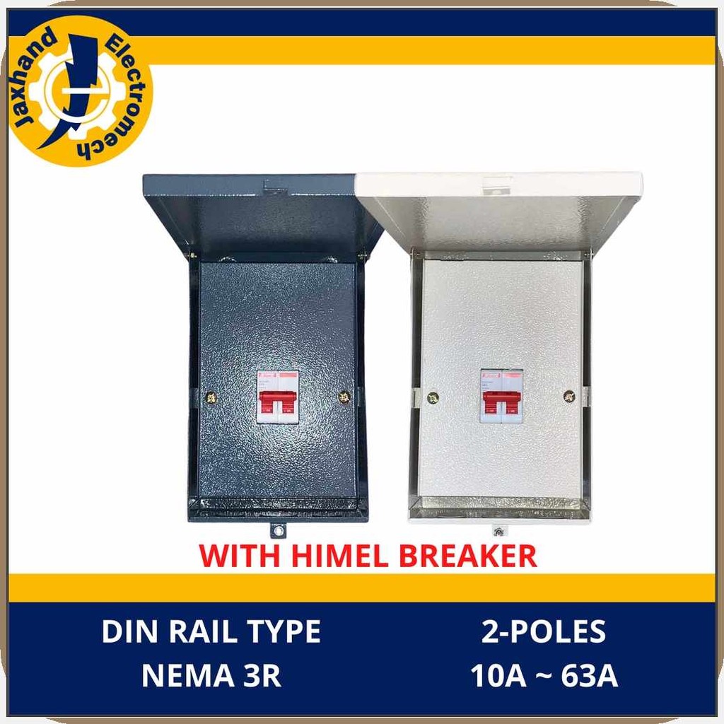 Nema%x)B;3R+z@GX@Enclosure+Y@with+o@Miniature+u@Circuit+G@Breaker 2A to 63A, 2-poles, Himel ...