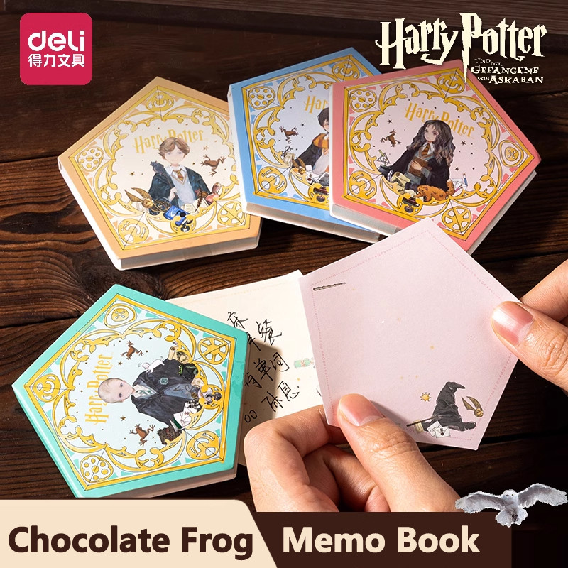 1PCS Deli Harry Potter Co Branded Memo Book Chocolate Frog Memo Book ...