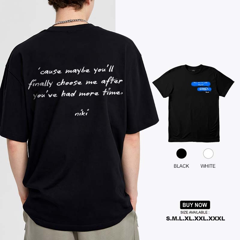 Singer Series-Indonesian Singer -NIKI 3-Unisex Cotton Shirt Black and ...