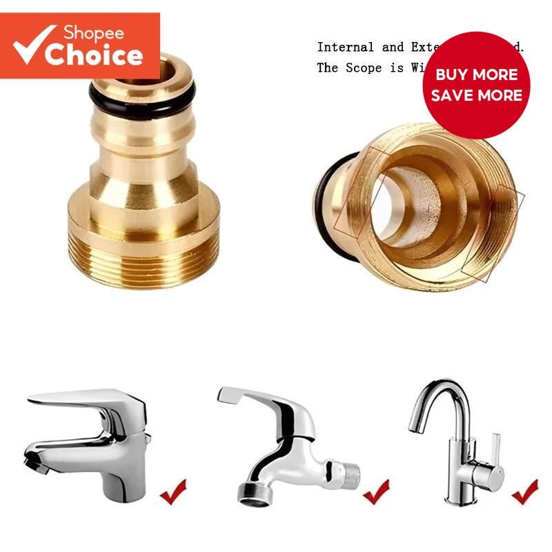 Universal Tap Kitchen Adapters Brass Faucet Tap Connector Mixer Hose ...