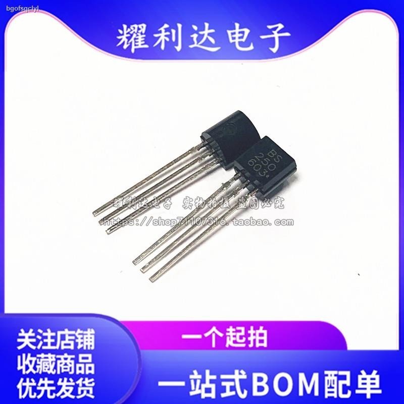 BS250 straight plug TO-92 transistor P-channel field effect tube ...