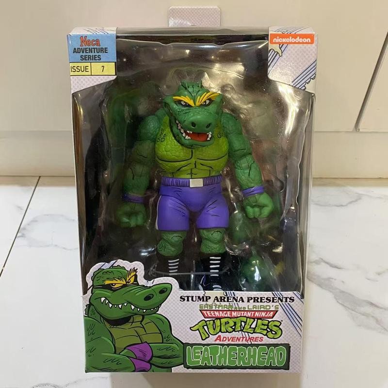 Genuine NECA54465 Ninja Turtle Adventure Crocodile Head 23cm Action ...