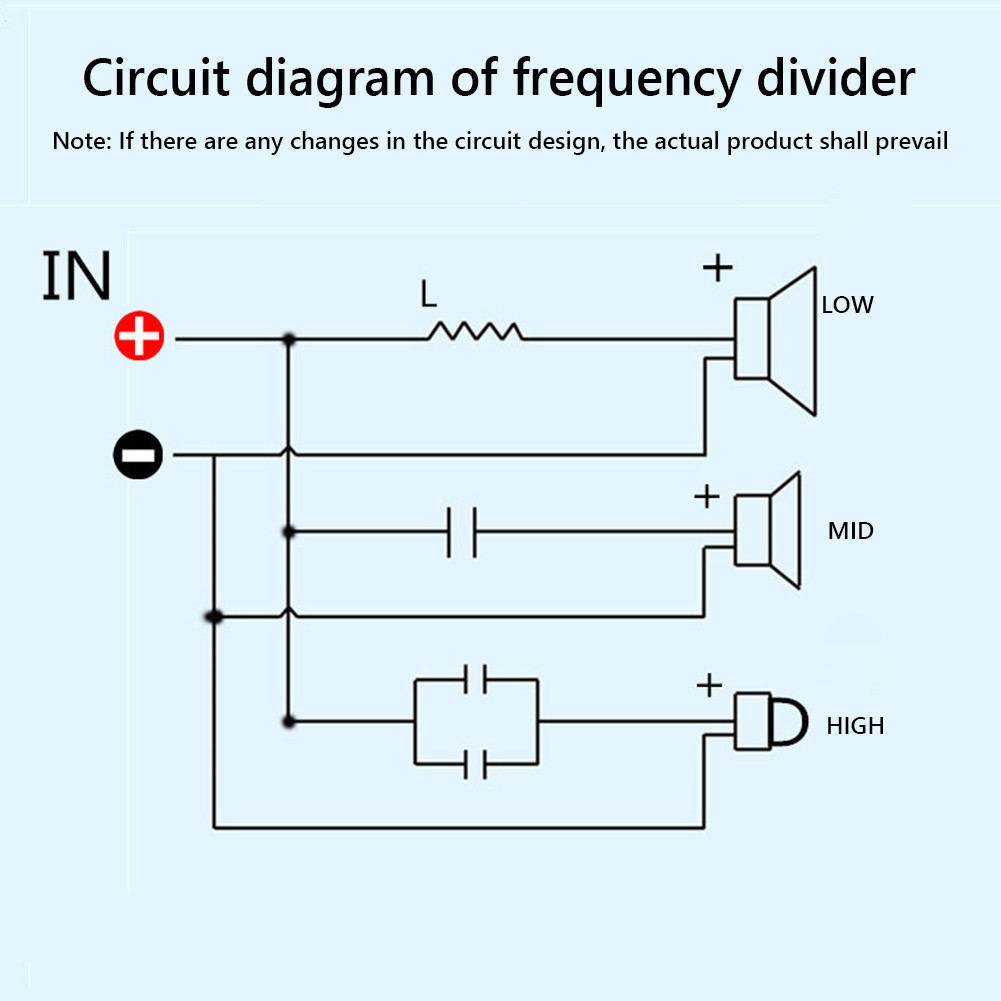 [Didays.ph] 200W 3-Way Speaker Frequency Divider MKP Metal Film for 3.5/4/4.5-8 Inch Speaker ...