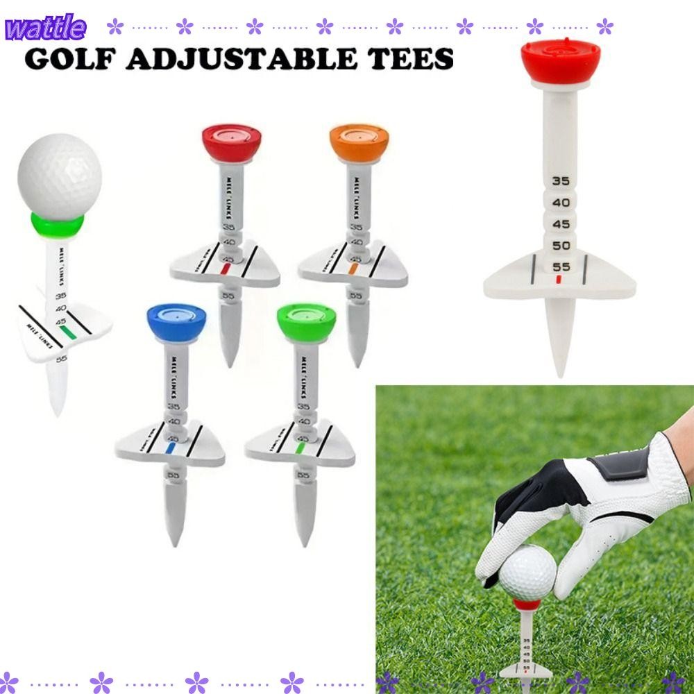 WATTLE Golf Training Rack, Adjustable Height Durable Golf Tees ...