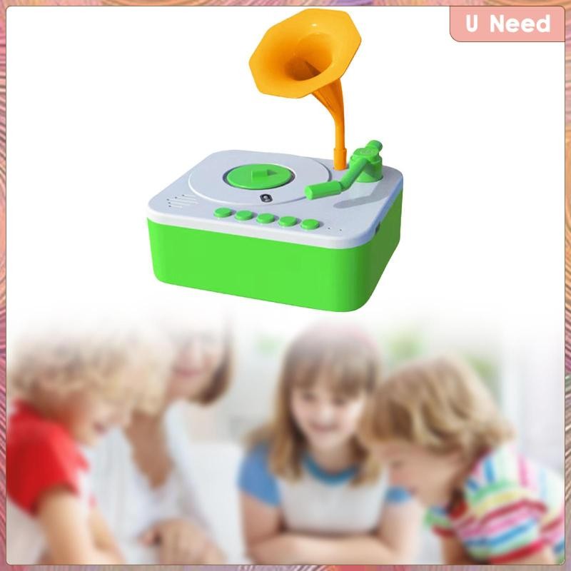 [Wishshopeeyas] Kids Gramophone Music Box 96 Cards Learning Toy ...