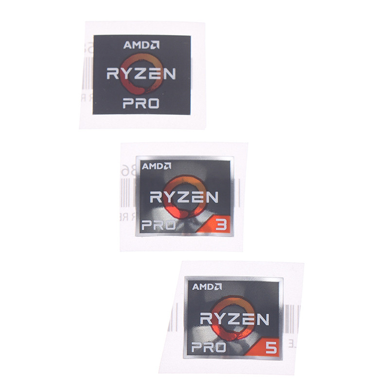 Meuctiffy AMD Processor Series Sticker ATHLON Ryzen R 3 5 7 Logo PRO7 Generation Label MEUC ...