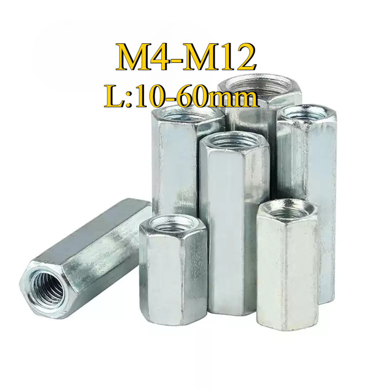 Galvanized Extended Hexagon Joint Nut/Extended Round Nut M4/M5/M6/M8 ...
