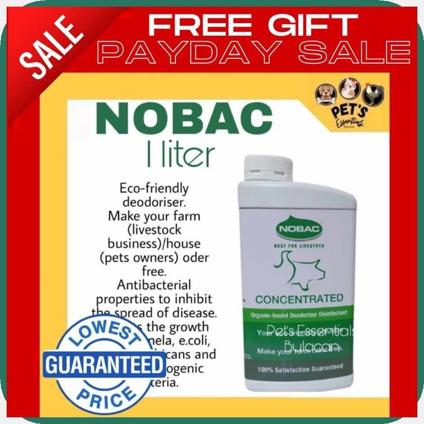 NOBAC(vB Rw)Disinfectant}wb)1L | Shopee Philippines