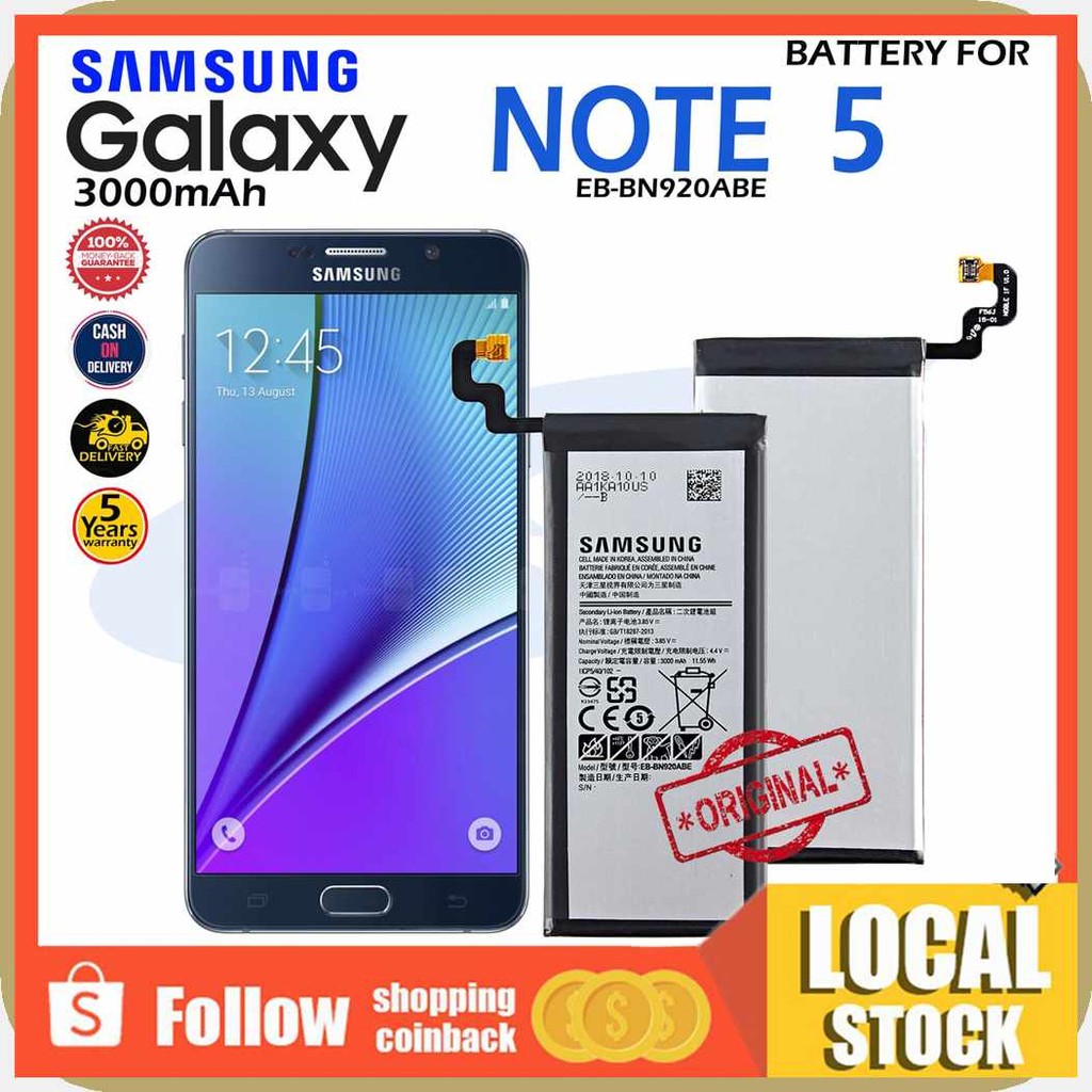 Samsung]W.Galaxy&v>Note/o$5^A$Battery^z$Model^L$EB-BN920ABE]MQ#N9208]BU ...