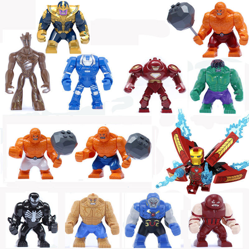Building Block Minifigure Superhero Avengers Iron Man Anti-Hulk Hulk ...