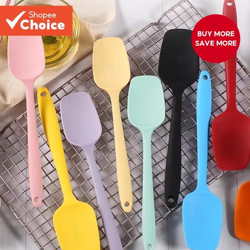 1 piece silicone scraper integrated scraper large T-shovel cream ...