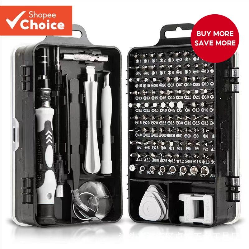 115 in 1 Mini Magnetic DIY Repair Tool Kit Computer Mobile Phone Precision Screwdriver Set ...
