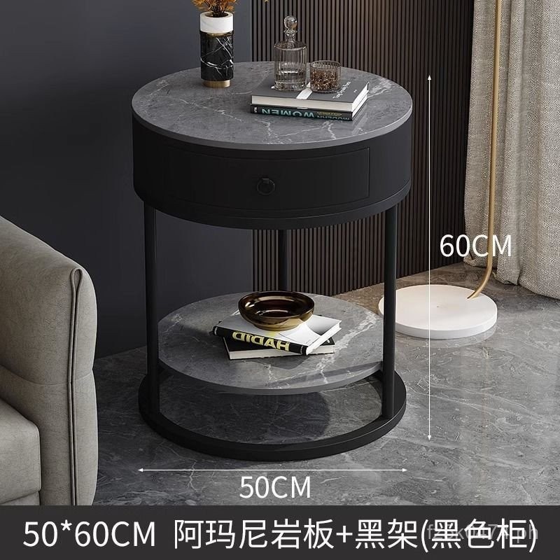 Sofa HQE2 Corner Small Table for Home Use, Balcony Rock Slab Living ...