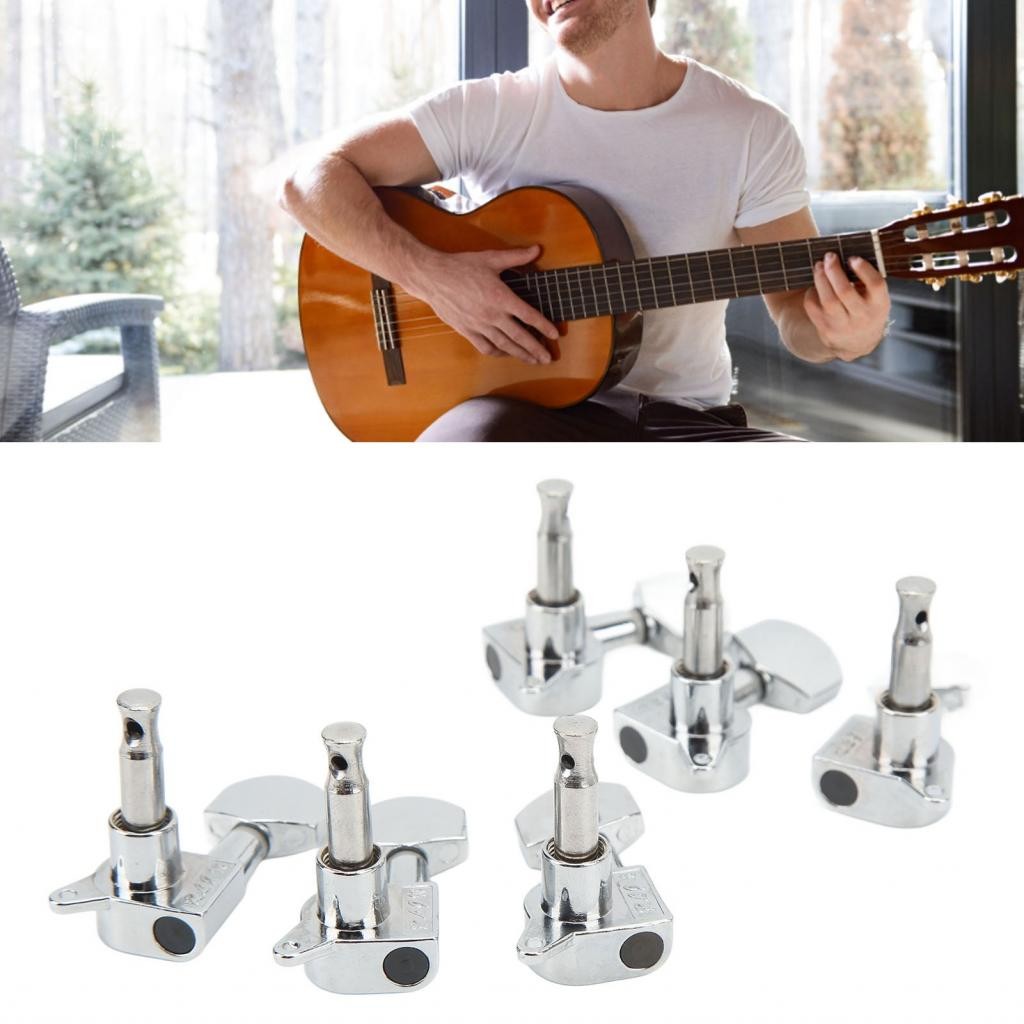 String Locking Tuners 3L 3R Guitar Turning Pegs Internal Gear with ...