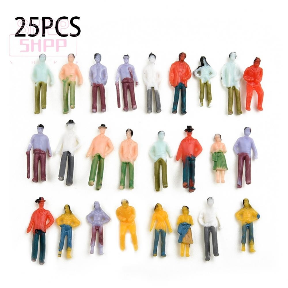 Model People DIY Mini Display Figurines Miniature Plastic Railway Train ...