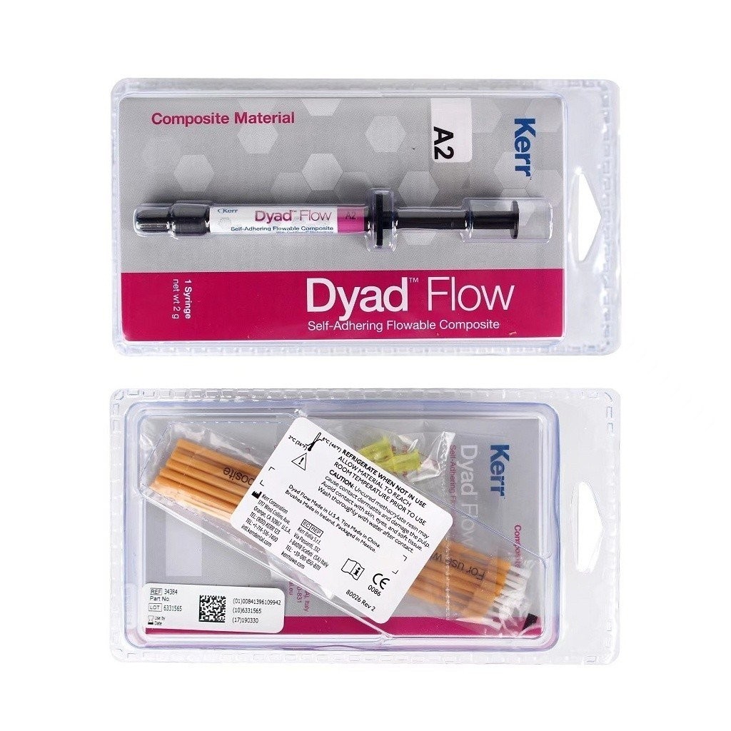 kerr Dyad Flow self-adhering flowable composite 2g dental material | Shopee Philippines