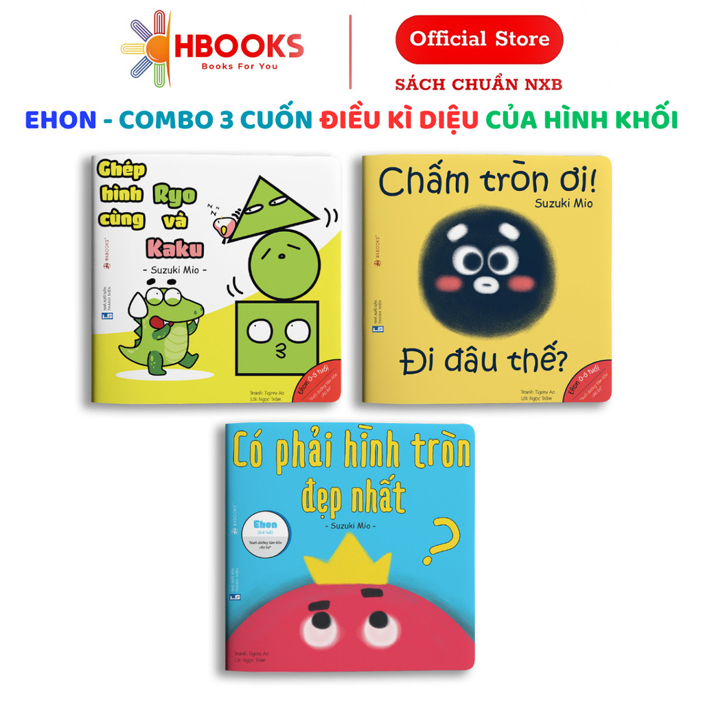Ehon Combo book of 3 books The Magic of Ehon shapes for children from 0 ...