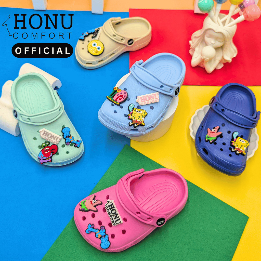 Spongebob Squarepants Patrick Star Cute Classic Crocs for Kids Girls ...
