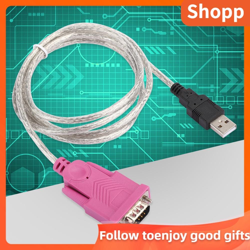 Shopp Male Connector Cable USB 2.0 to RS232 Serial Port Label Printer ...