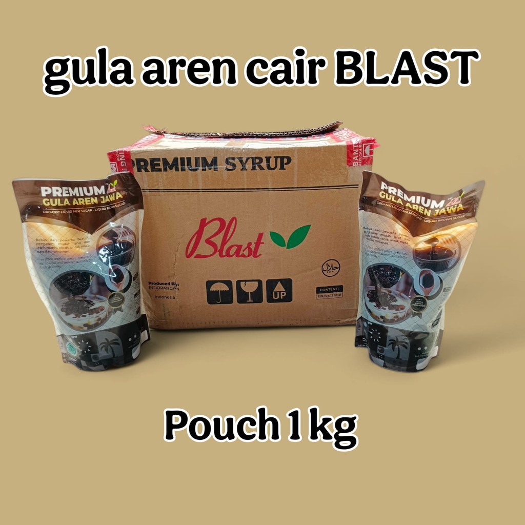 Premium CAP BLAST Liquid Organic Palm Sugar 1 kg - Palm Brown Sugar - 1 ...