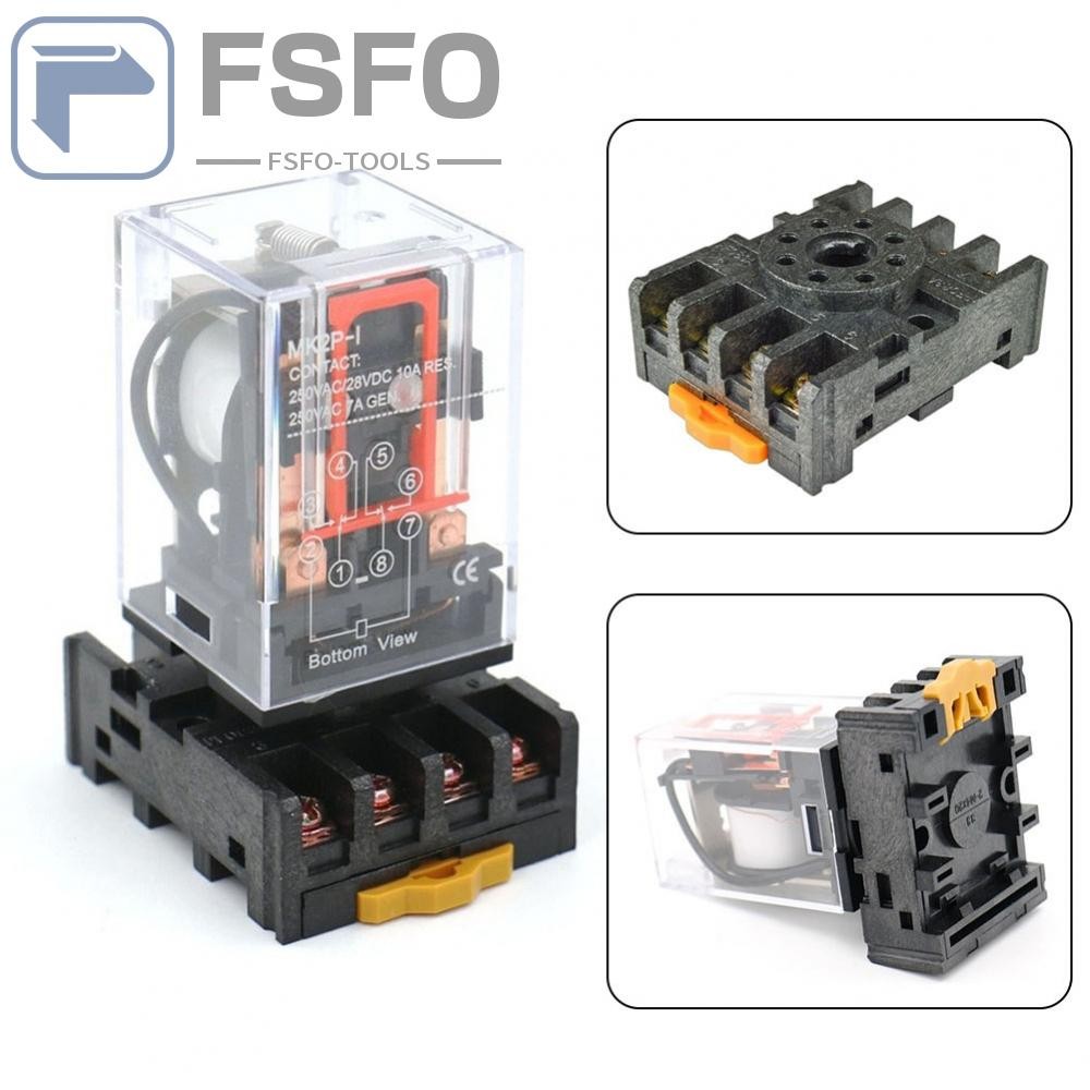 General Purpose MK2P I Relay with PF083A Base 10A 8 Pin for Safe Electrical Use | Shopee Philippines