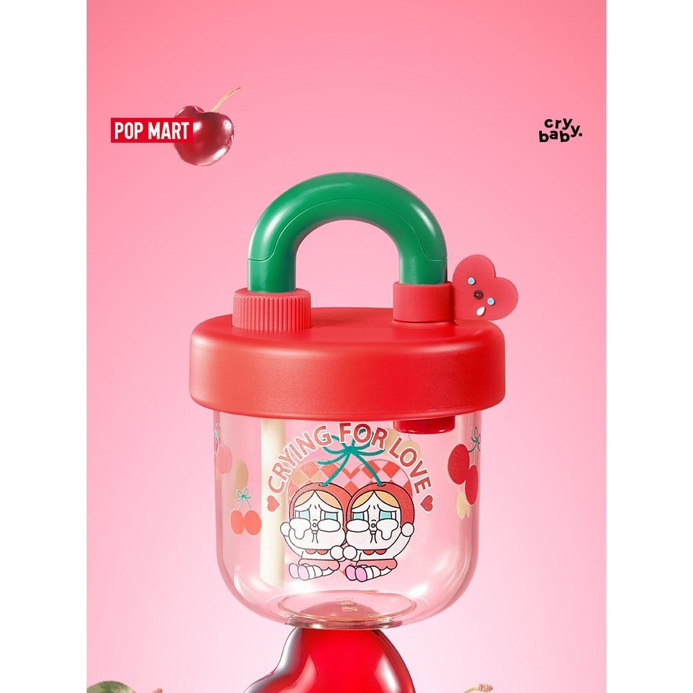 Popmart POPMART CRYBABY Eros Tears Series Straw Cup High-Value Water ...