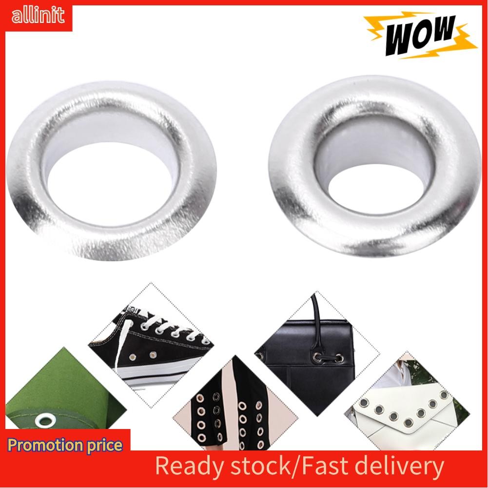 allinit-ph 100Pcs Eyelet Eyelets Gold Double Sided Brass Rivets Leather ...