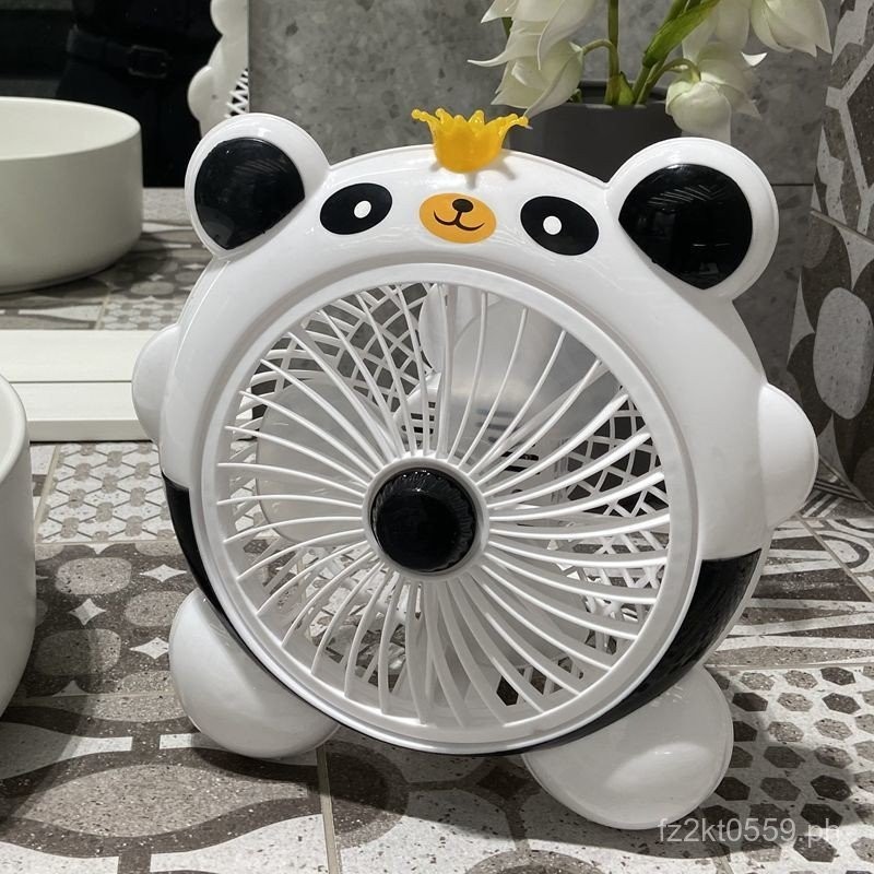 Fan Desktop Dormitory Bedside Portable Cartoon Mini Fan Silent ...