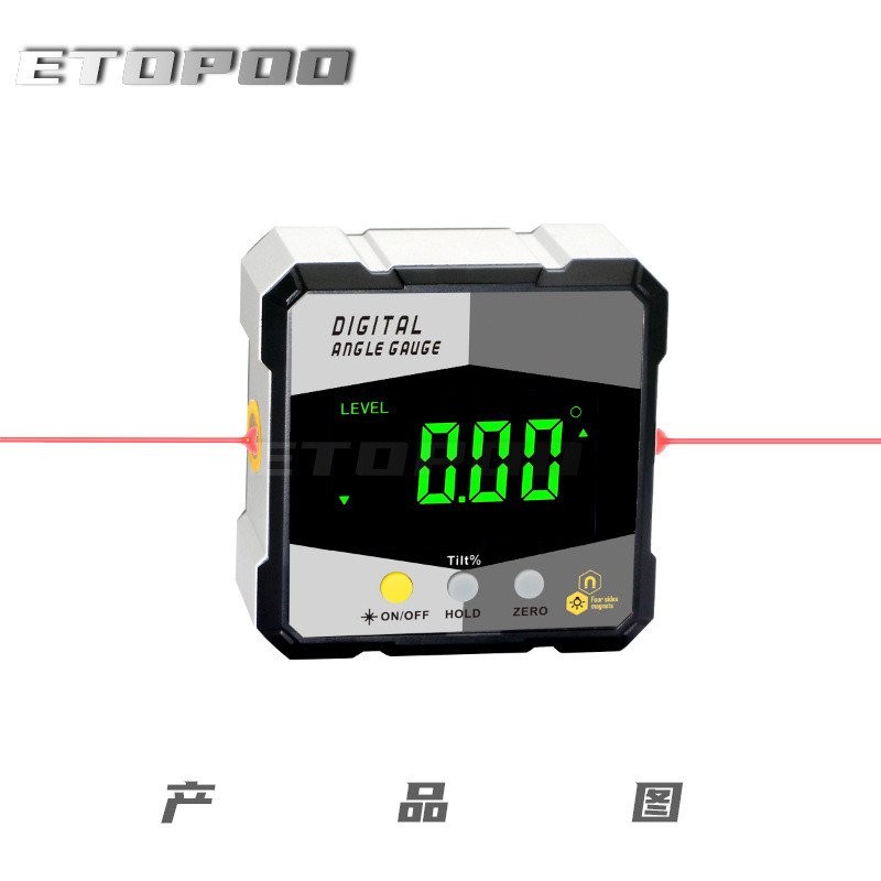 ETOPOO New Laser Digital Inclinometer Box Inclinometer Laser Level ...