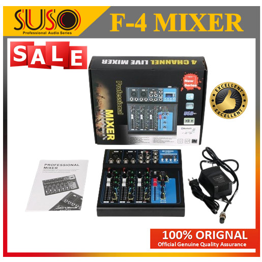 Yamaha F4-USB 4 Channel Mixer with Bluetooth | Shopee Philippines