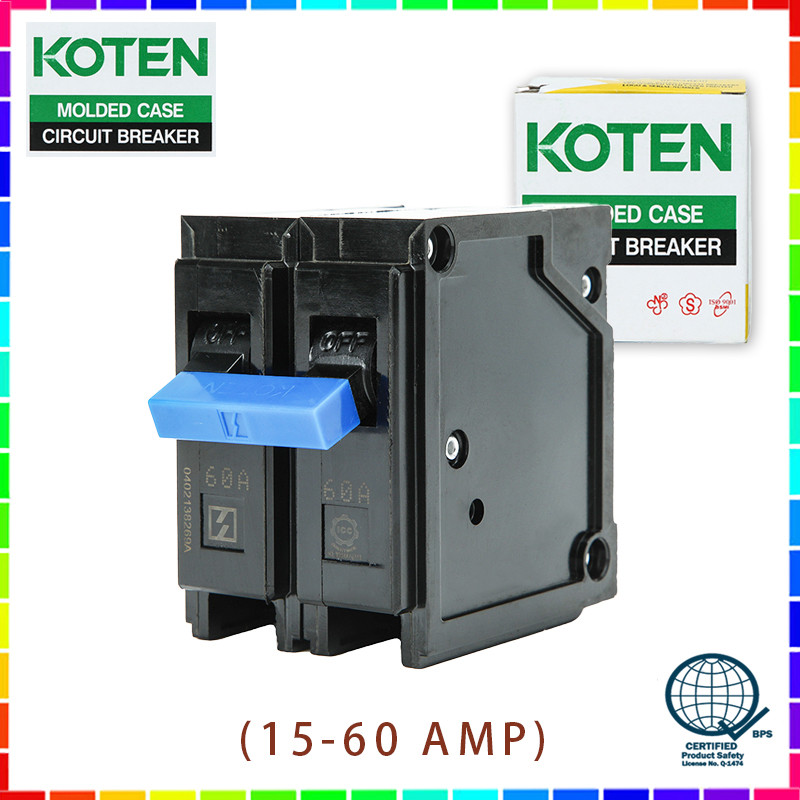 （Fast&COD）Plug-In Koten Circuit Breaker 15/20/30/40/60AMP Koten ...