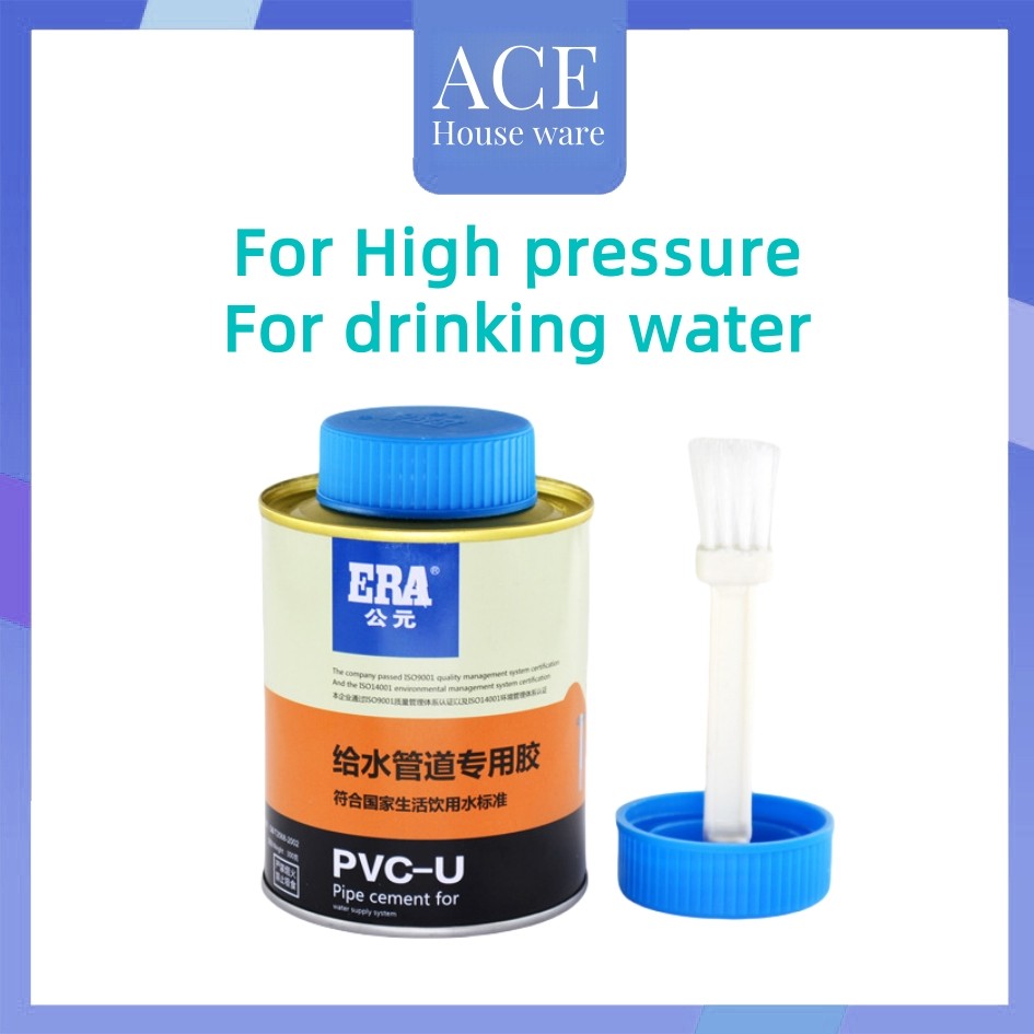 ERA PVC Pipe Cement 100cc/300cc /1000cc | Shopee Philippines