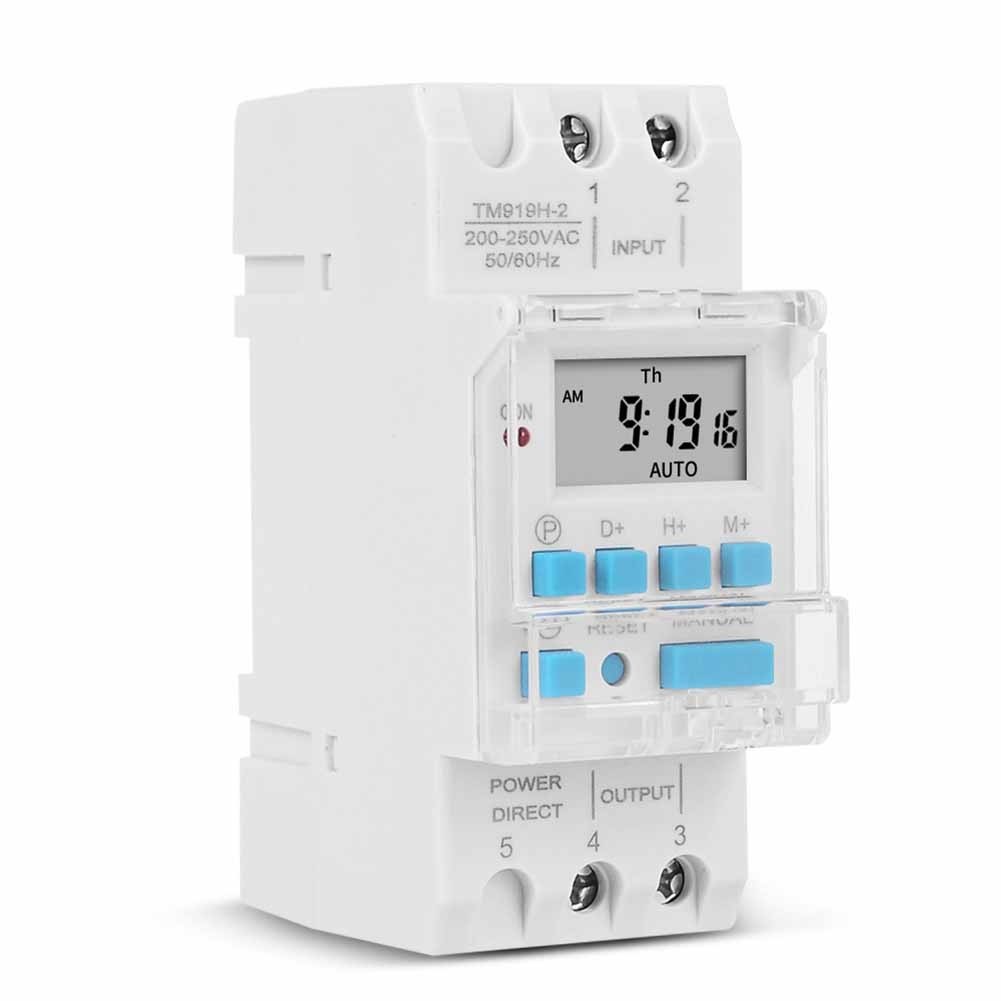 Heavy Duty Din Rail Mounted Timer Switch for Efficient Appliance ...