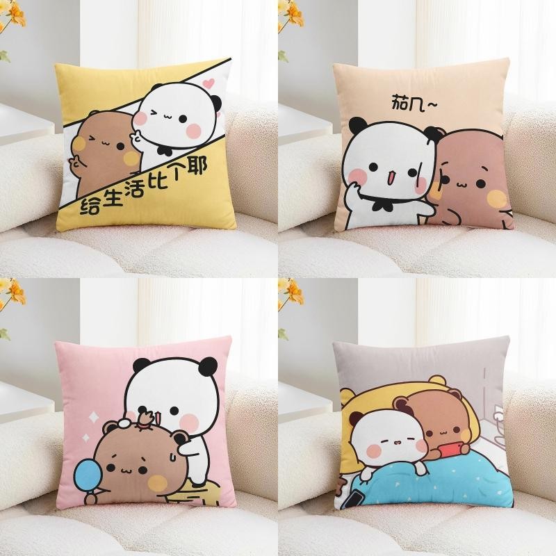BTY Yier Bubu Dudu Cushion Bubududu Double Both Sides Bolster Bubu Red ...