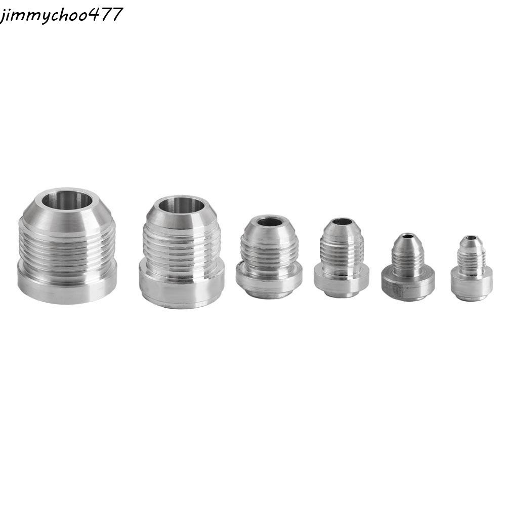 JIMMYCHOO Silver Male Aluminium Weld, Aluminum AN4-AN20 Straight Male ...