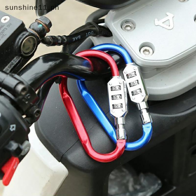 sunshine Motorcycle Helmet Lock Buckle Scooter Anti-theft Open Face ...