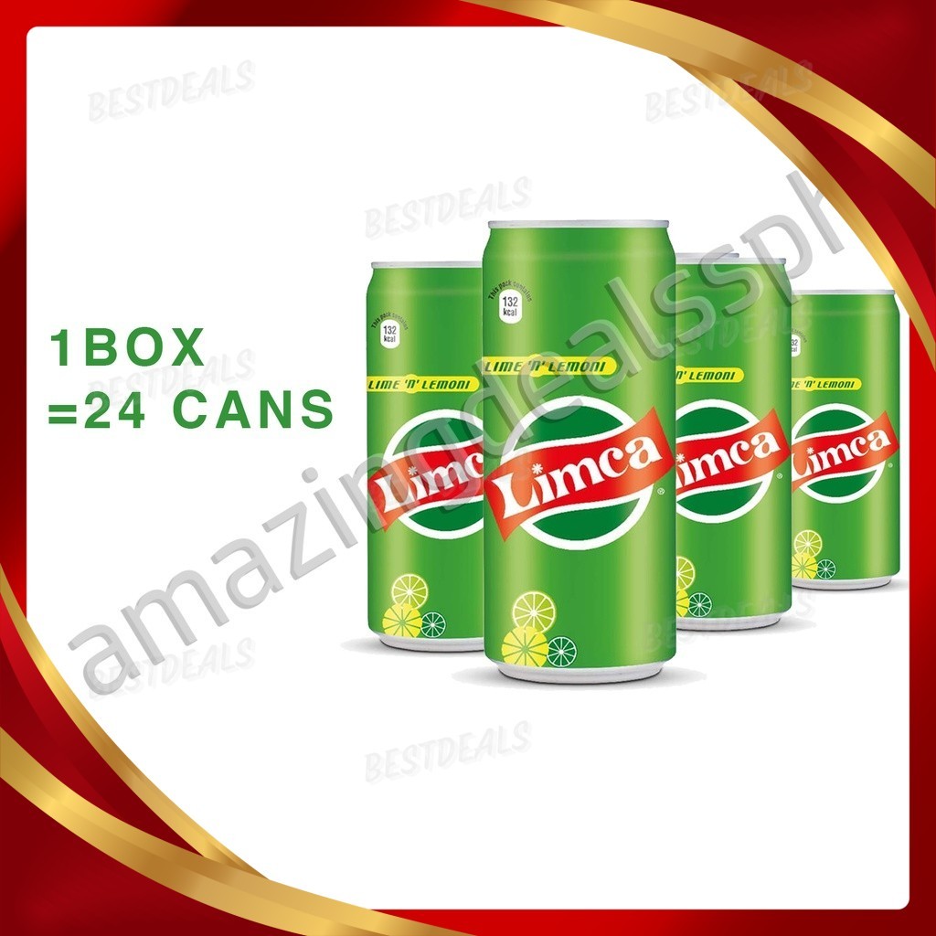 Limca Lime n' Lemon 300ml (1box=24cans) Made in India | Shopee Philippines