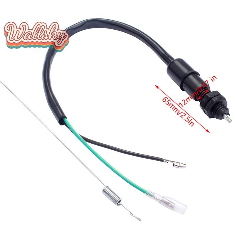 Wallsky> 1Set Rear Brake Switch Motorcycle Drum Brake Light Rear Brake ...