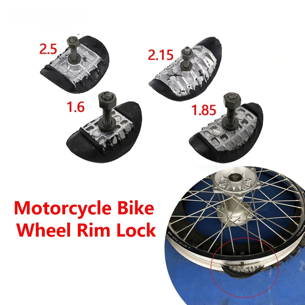 Durable Motorcycle Wheel Tire Rim Lock for 1.6" 1.85" 2.15" 2.50" Width ...
