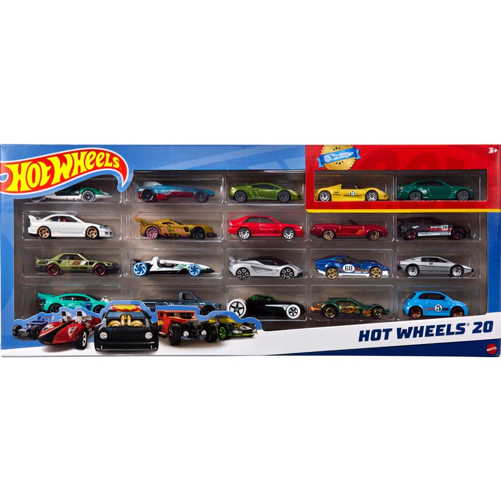 Hot Wheels 20 Car Pack H7045 | Shopee Philippines